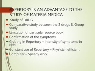 15.synthesize rubrics materiamedica-repertory.pptx