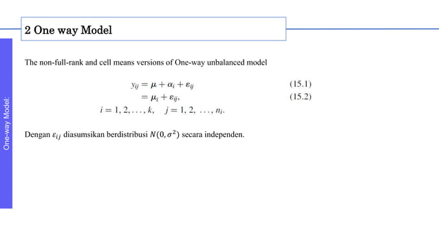 15.2.1 One way Model Estimation Testing.pptx