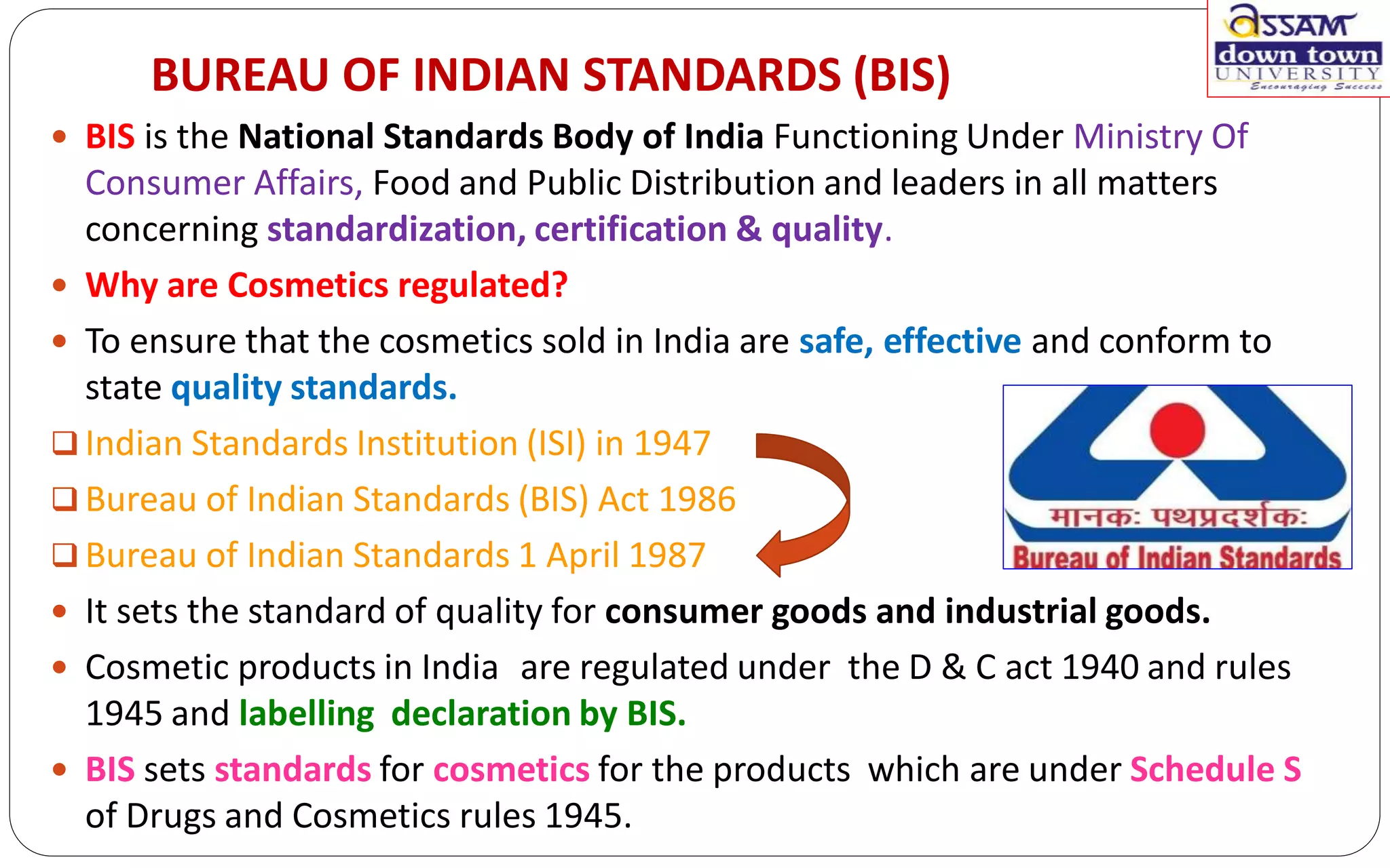 15. BIS Specifications and Analytical Cosmetics.pdf