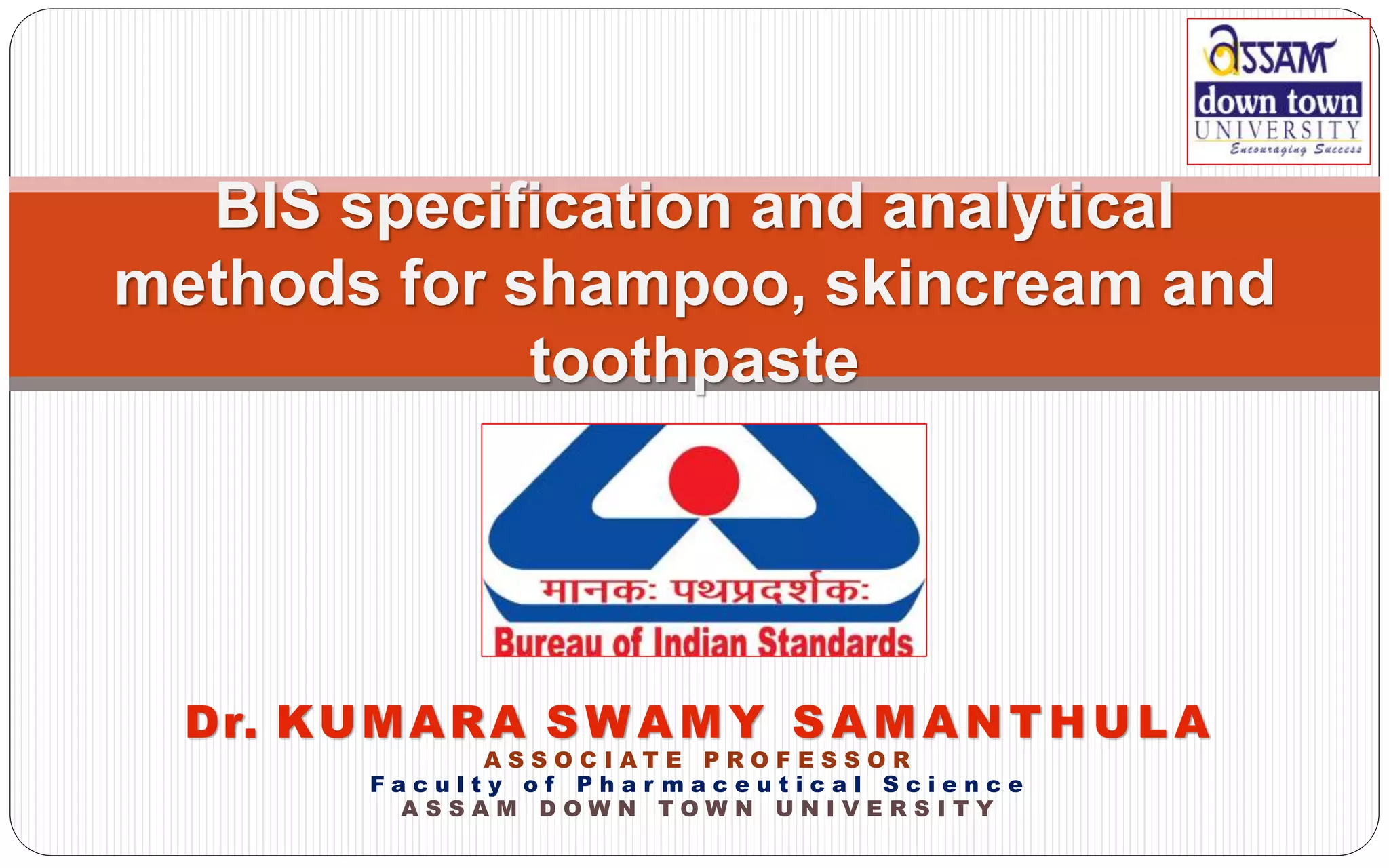 15. BIS Specifications and Analytical Cosmetics.pdf
