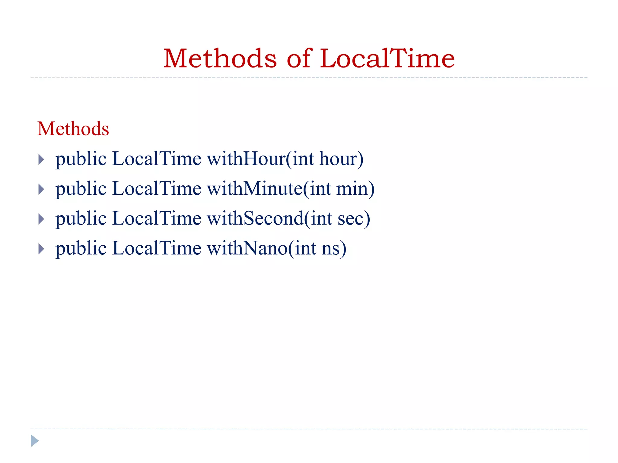 15. DateTime API.ppt | Programming Languages | Computing
