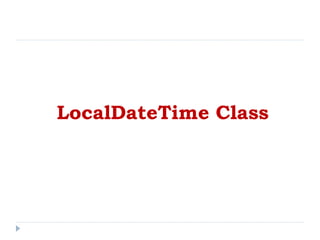 15. DateTime API.ppt | Programming Languages | Computing