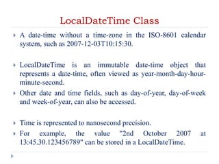 15. DateTime API.ppt | Programming Languages | Computing