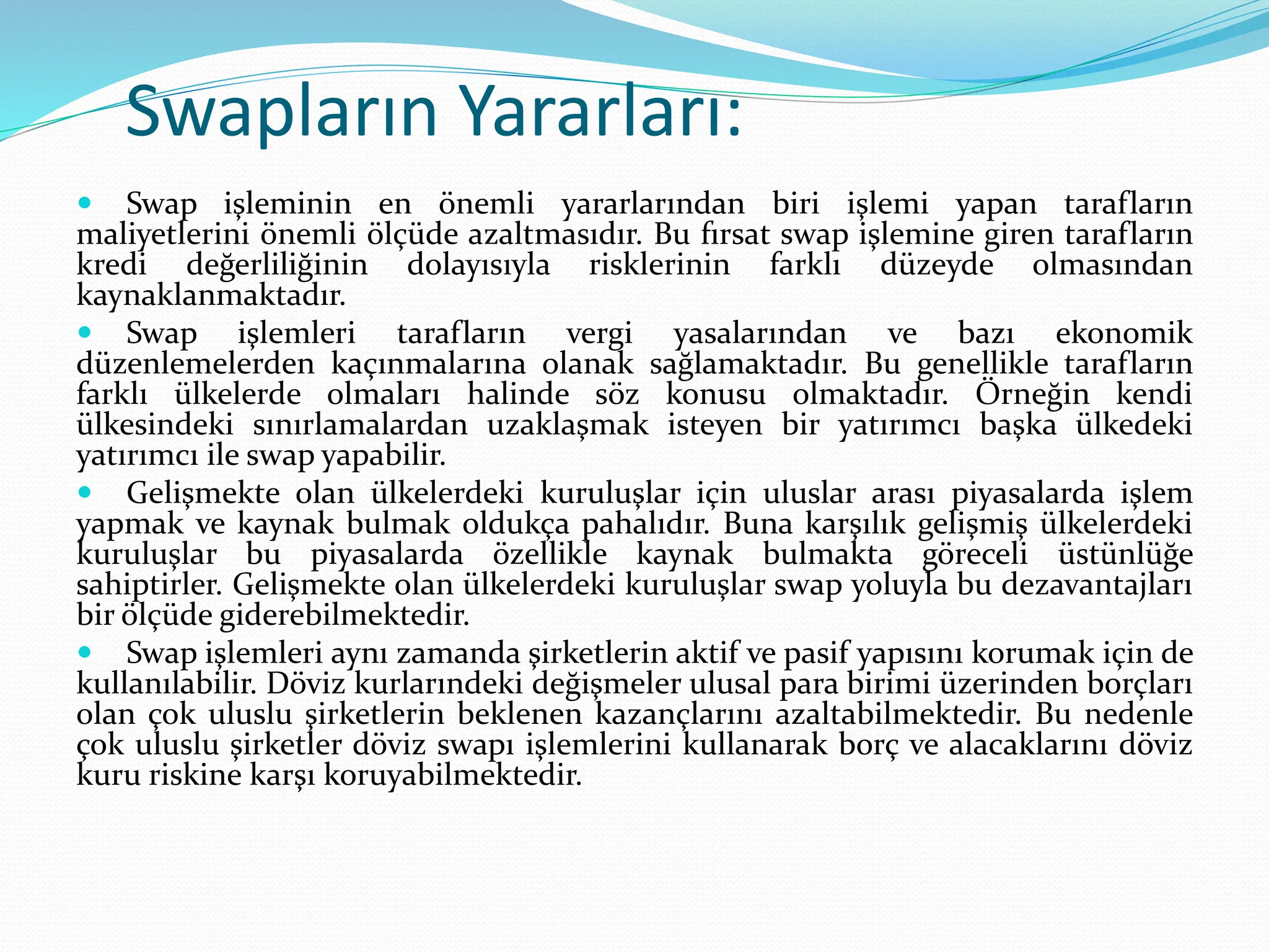 15. HAFTA TÜREV PİYASALAR SWAP1.pptx