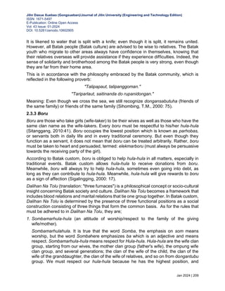 LANGUAGE VARIATIONS BASED ON SOCIAL STRUCTURE: A CASE STUDY IN TOBA ...