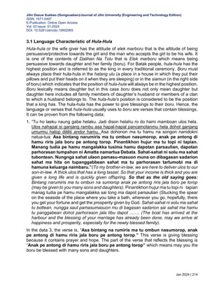LANGUAGE VARIATIONS BASED ON SOCIAL STRUCTURE: A CASE STUDY IN TOBA ...