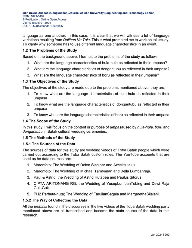 LANGUAGE VARIATIONS BASED ON SOCIAL STRUCTURE: A CASE STUDY IN TOBA ...