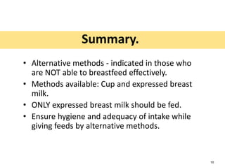 15.0. Alternative feeding methods -preterm low birth babies.pptx