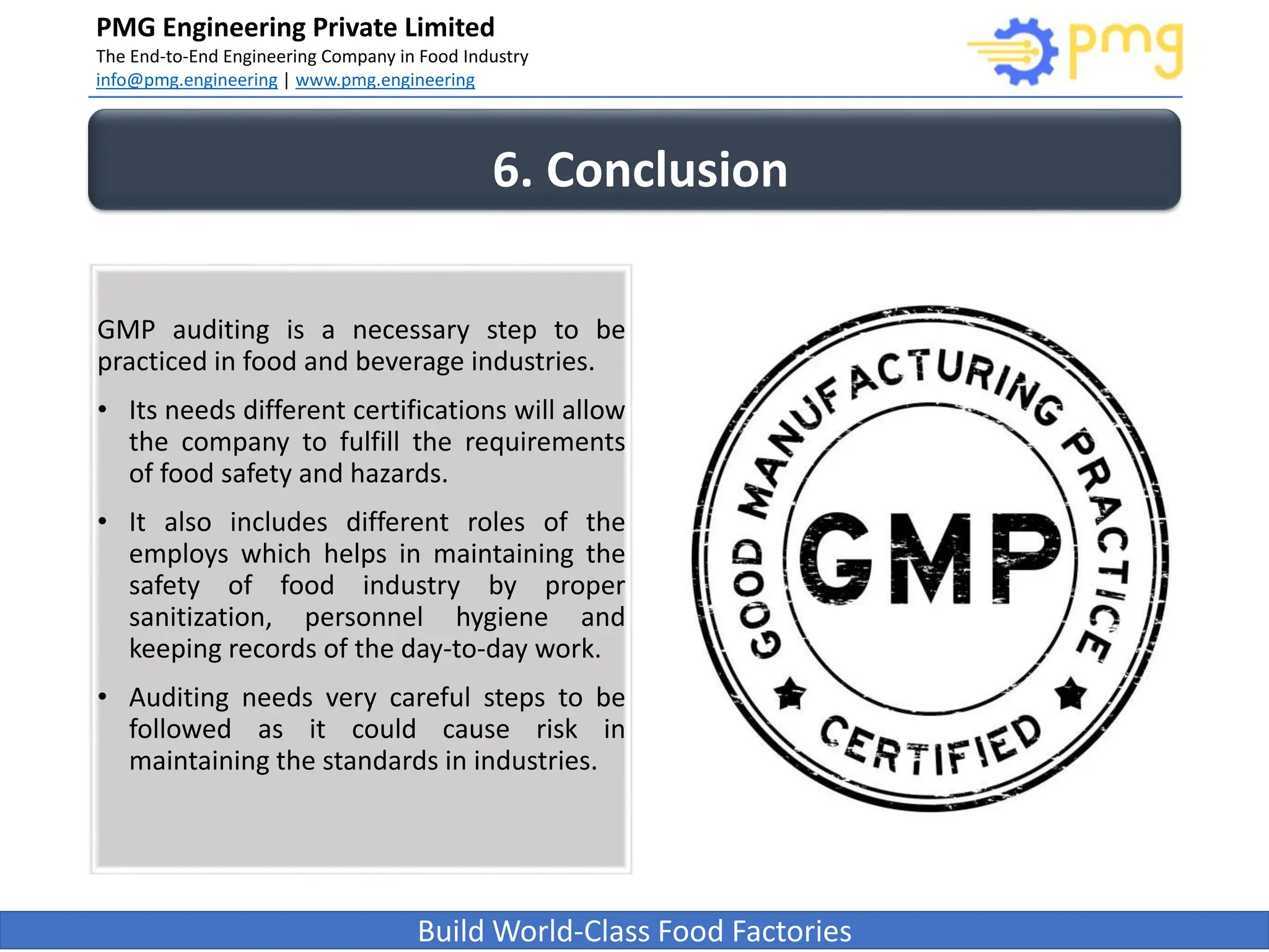 GMP Auditing.pptx....................... | PPTX