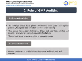 GMP Auditing.pptx....................... | PPTX