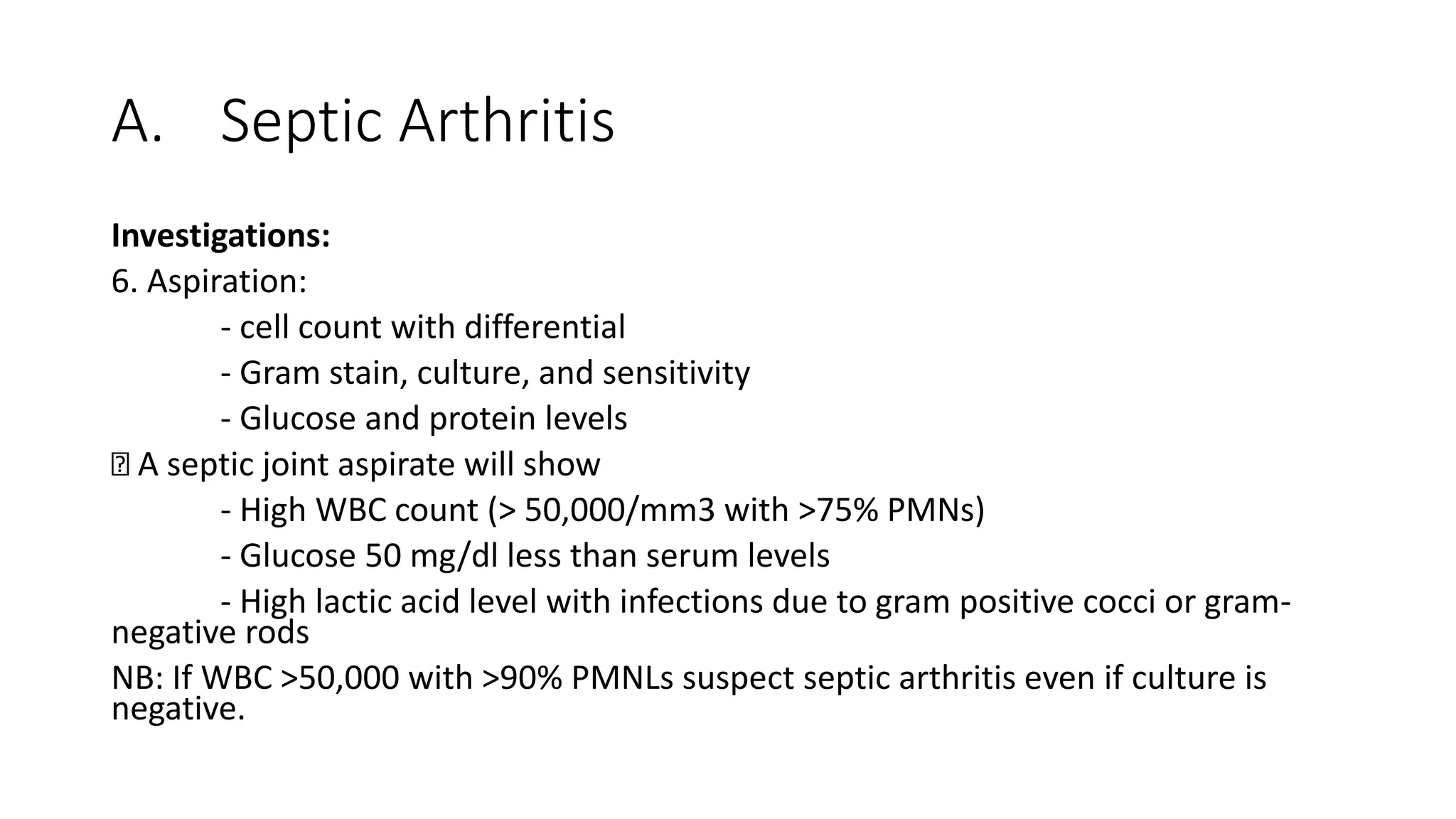15.Bone and Joint Infections. Types, clinical presentation and ...