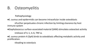 15.Bone and Joint Infections. Types, clinical presentation and ...