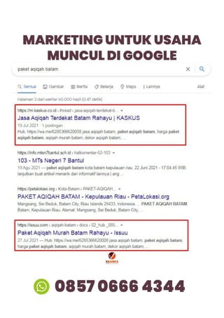 Hub. 0857 0666 4344, Jasa Digital Marketing Usaha Pariwisata Agar Muncul di Google Di Jogja PT ...