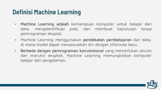 Machine Learning . | PPTX