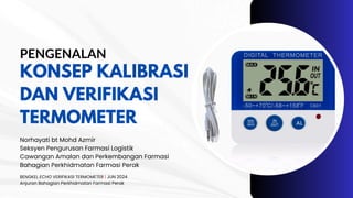 PENGENALAN KONSEP KALIBRASI & VERIFIKASI TERMOMETER | PDF