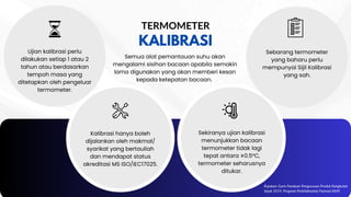 PENGENALAN KONSEP KALIBRASI & VERIFIKASI TERMOMETER | PDF
