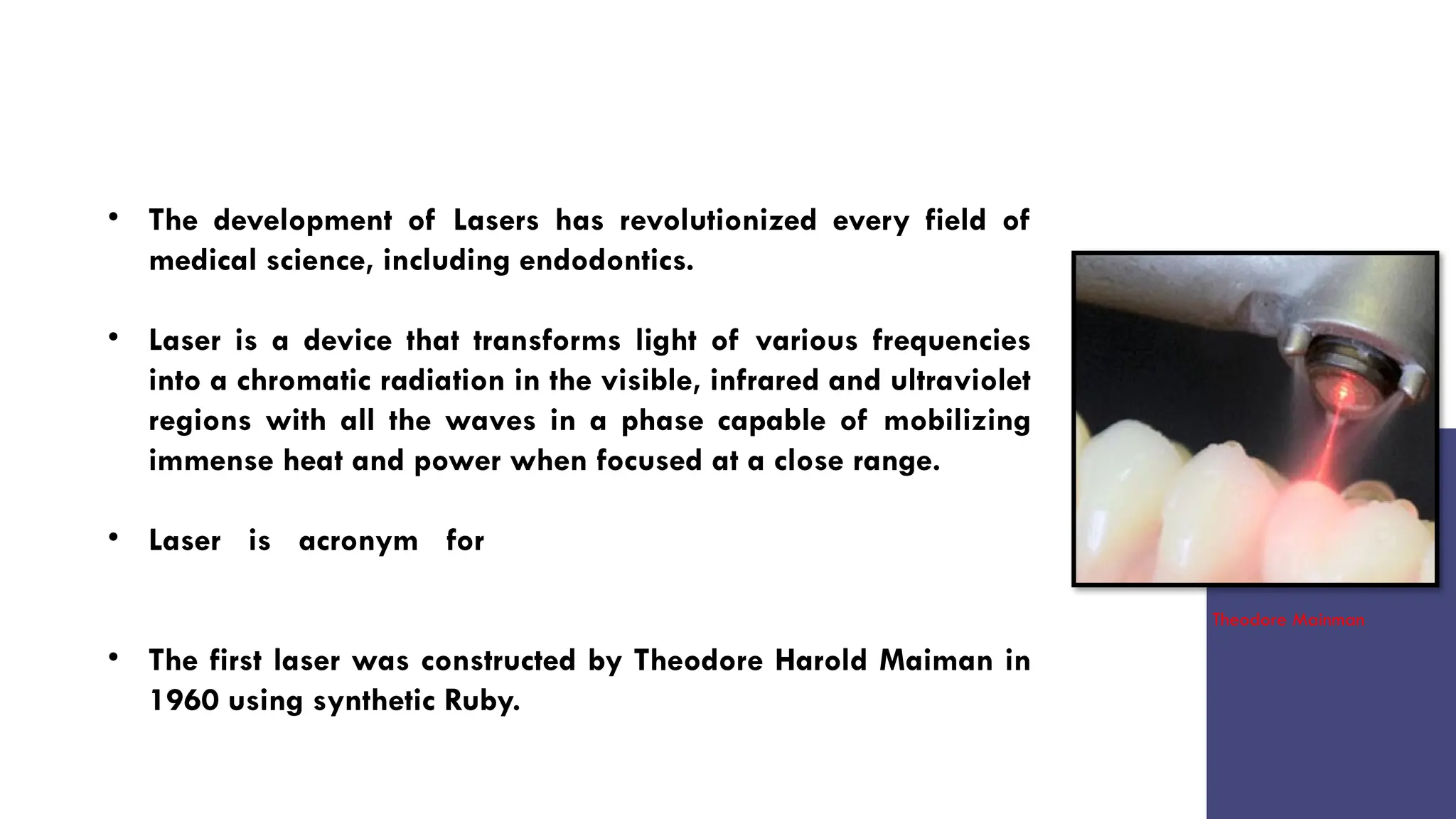 15. LASERS.pptx for lasers in conservative dentistry | PPTX