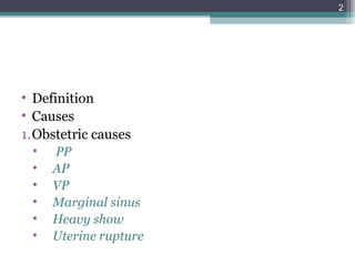 15.ANTEPARTUM HEMORRHAGE DURING PREGNANCY-MA.ppt