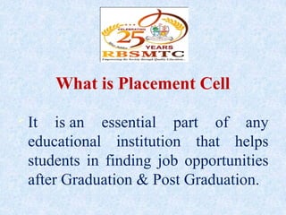 Placement Cell Presentation for any institutions | PPT