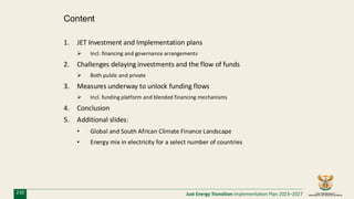 South Africa’s JET Investment and Implementation Plans | PDF