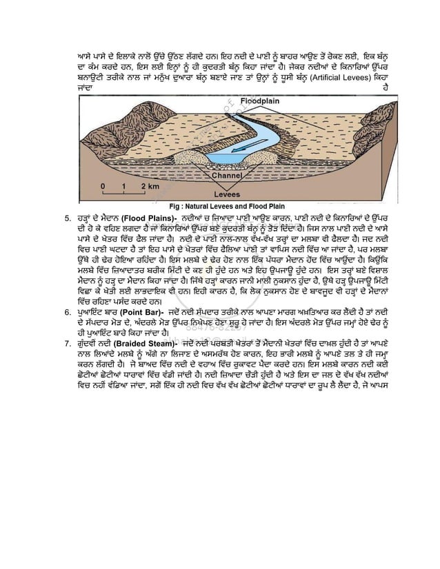 Fluvial Landforms । Landforms result by the work of Rivers । | PDF