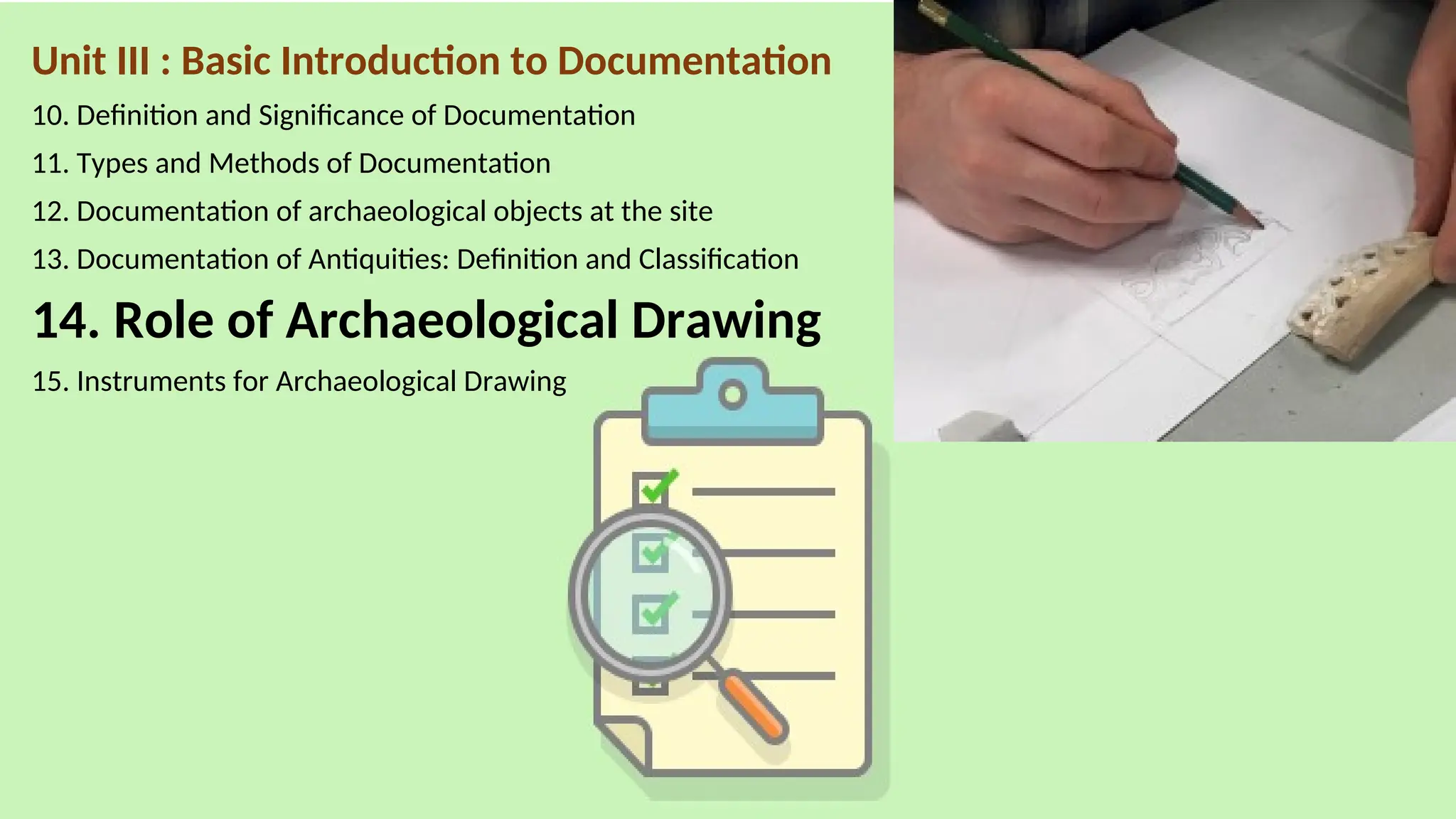 Role of Archaeological Drawing-2.ppt_SEC_BA | PPT