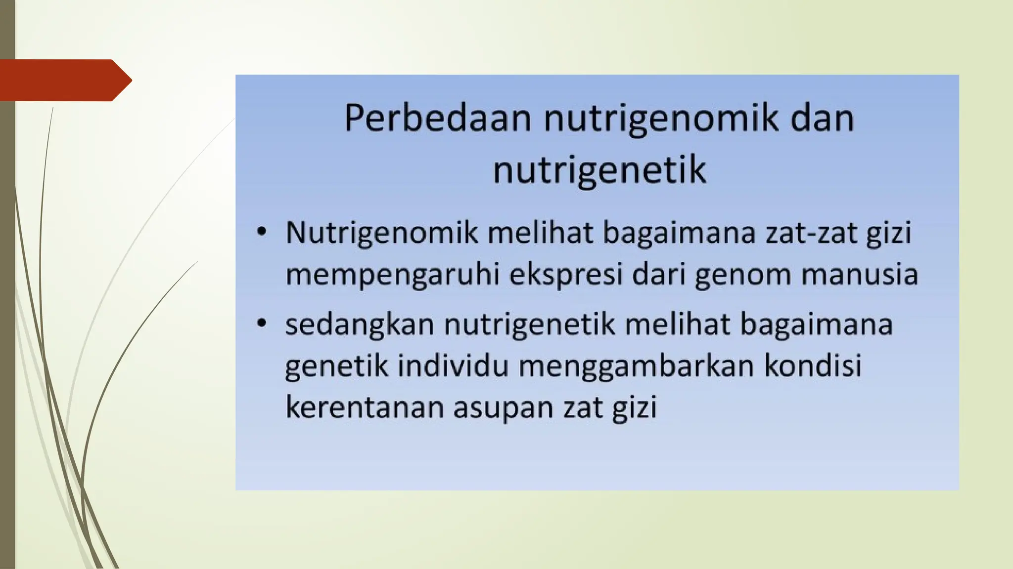 15.Nutrigenetika dan Nutrigenomika makhluk hidup | PPTX