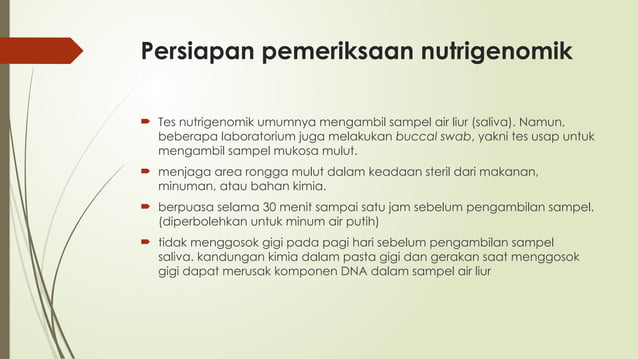15.Nutrigenetika dan Nutrigenomika makhluk hidup | PPTX
