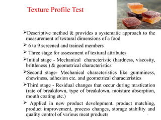 Basic of Sensory Evaluation presentation | PPTX