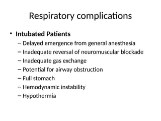 15.PRE AND POST OP ANESTHESIA CARE.powerpoint | PPTX