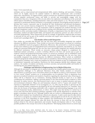 Innovative Approaches to Integrating Arts in Medical Education (www.kiu ...