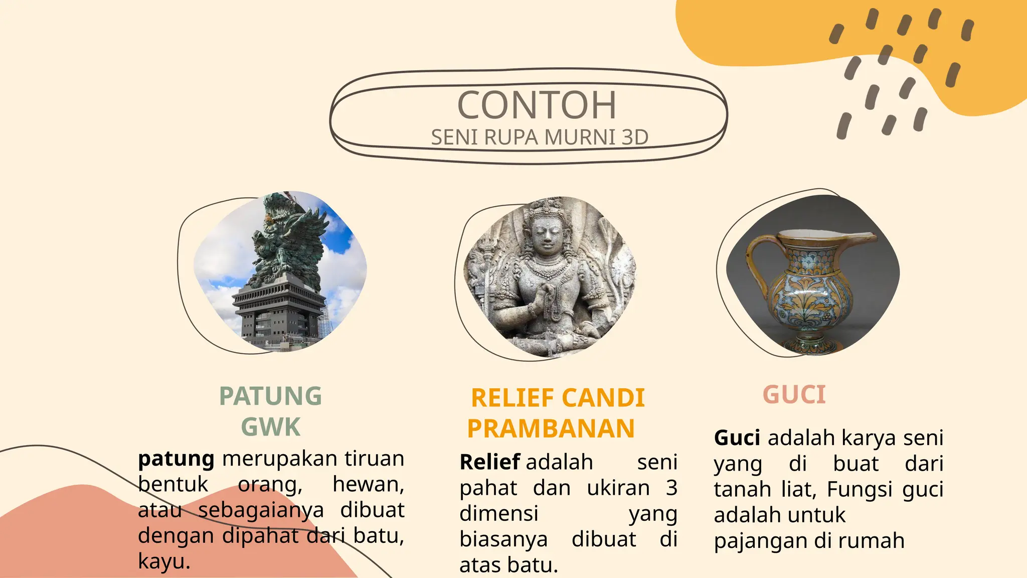 Kesenian Budaya Indonesia (Seni rupa 3 Dimensi).pptx