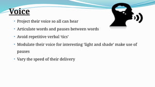 15. Presentation Skills for a teacher to use | PPTX