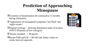 Anatomical and Physiological Aspects of Menopause | PPTX