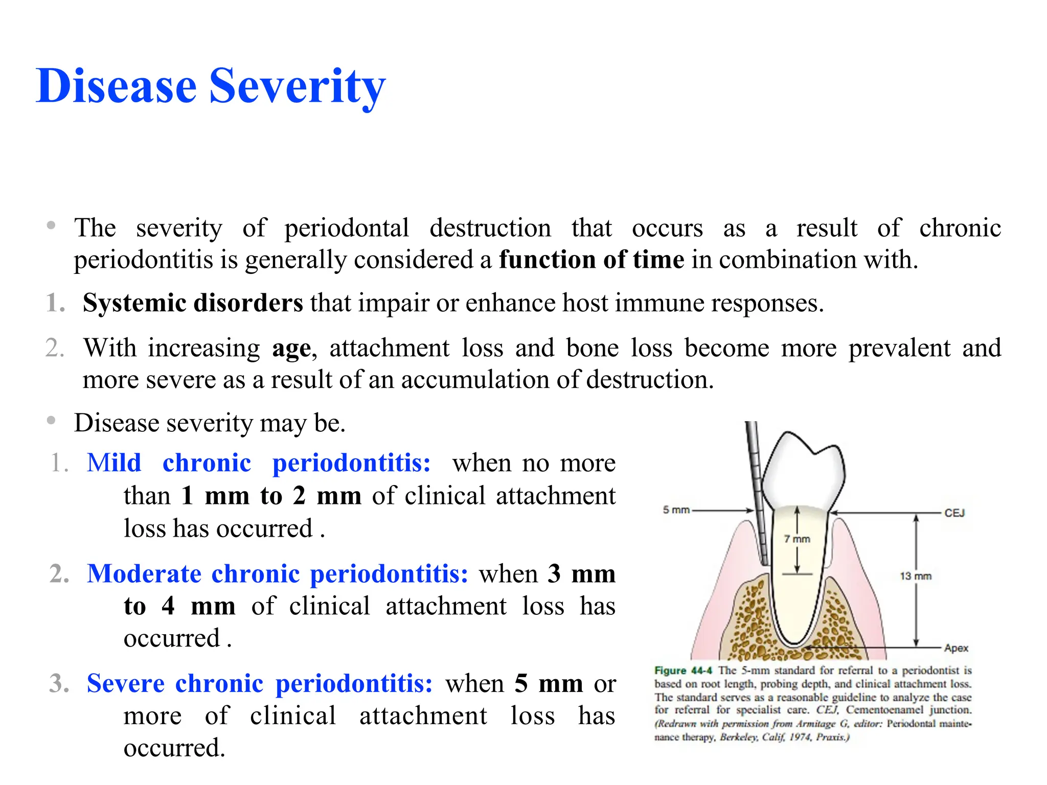 Chronic periodontitis is a persistent gum infection that leads to ...