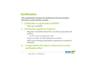 For a New Data Link Service Provision Model in Europe By Patrick Geurts ...