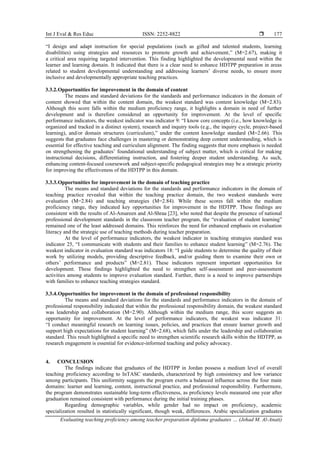 Evaluating teaching proficiency among teacher preparation diploma ...