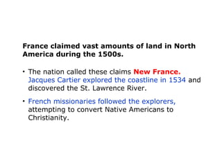 15.3 the struggle for north america | PPT