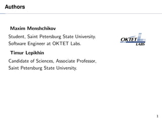 TMPA-2017: 5W+1H Static Analysis Report Quality Measure | PPT