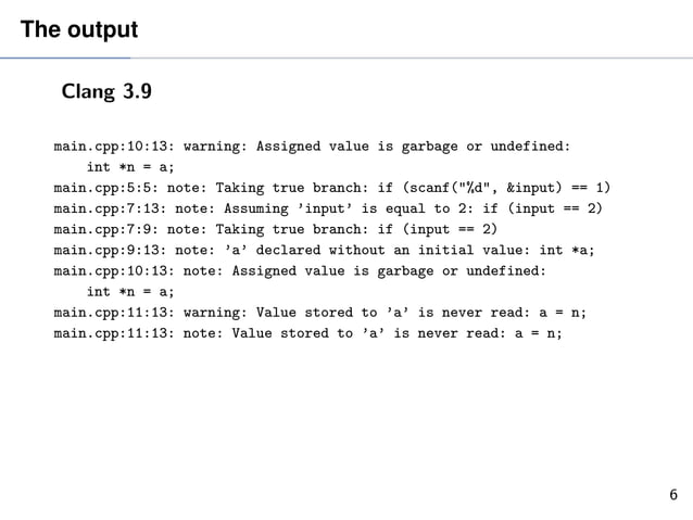 Tmpa 2017 5w1h Static Analysis Report Quality Measure Ppt