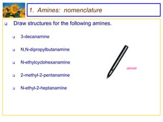 Amines and Amides | PPTX