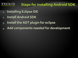 Android SDK and PhoneGap | PPT