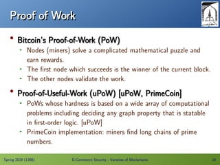 Varieties of Blockchains | PDF | Internet | Computing