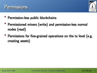 Varieties of Blockchains | PDF | Internet | Computing