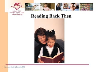 Advanced Reading Concepts Speed Reading Plus | PPT