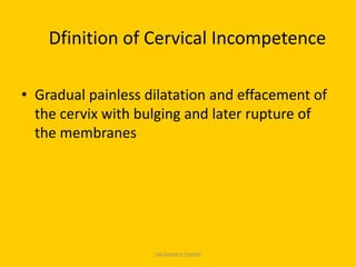 15-cervical insufficiency imaging Dr Ahmed Esawy | PDF