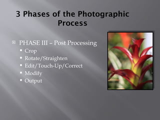 Chapter 1 - Digital Photo 1 Intro PPT.pptx | Photography | Arts and Crafts