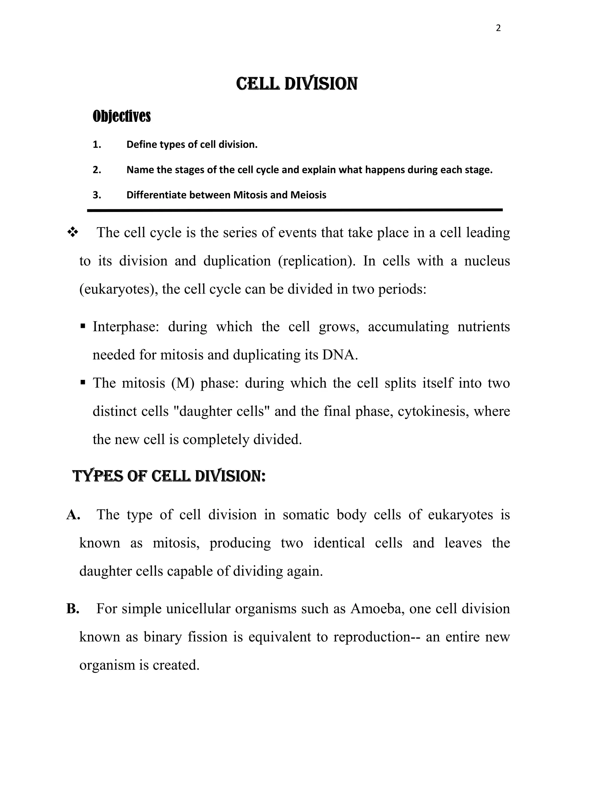 1 5 chapter 5. cell division-ali-2013 | PDF