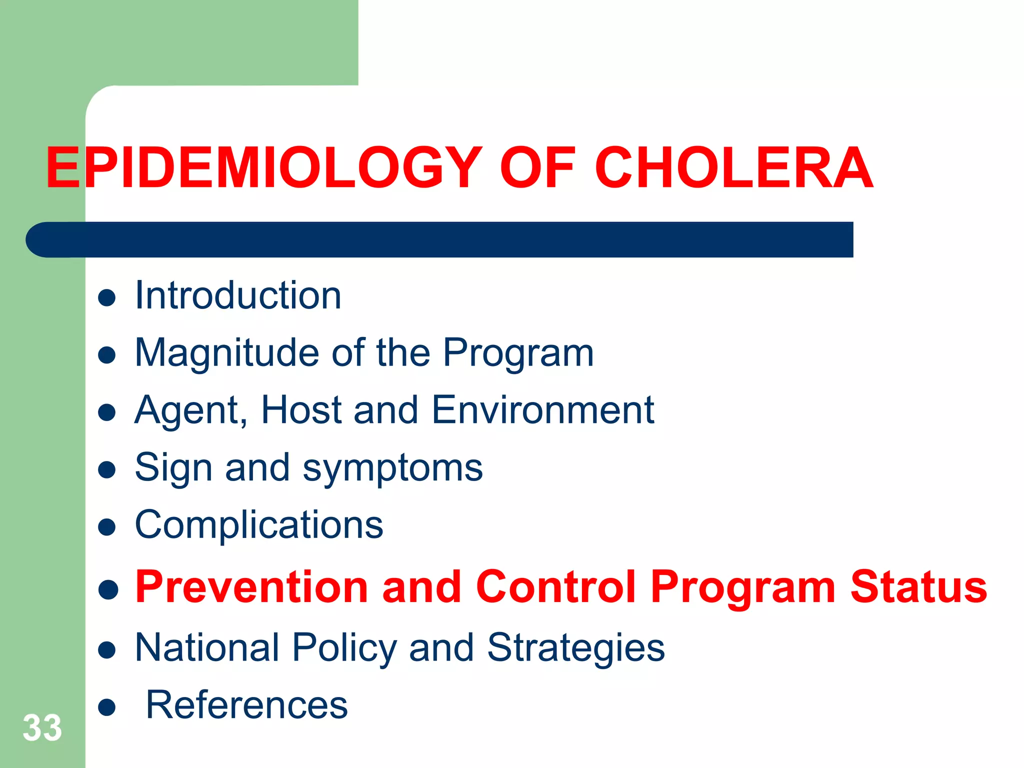 cholera | PPTX