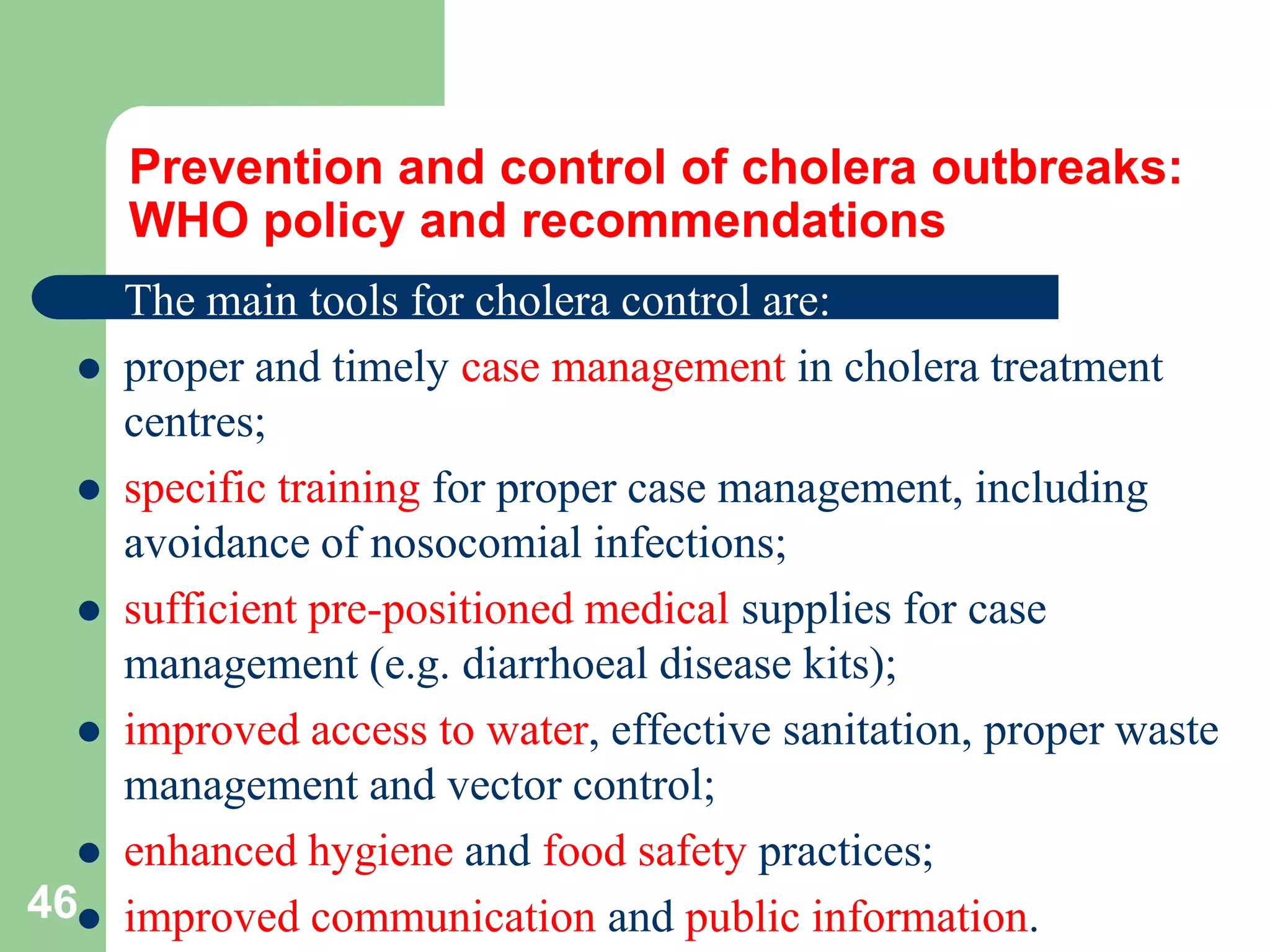 cholera | PPTX